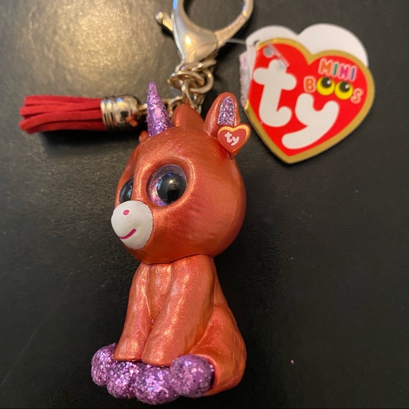 Accessories | Ty Unicorn Beanie Boos Keychain New | Poshmark